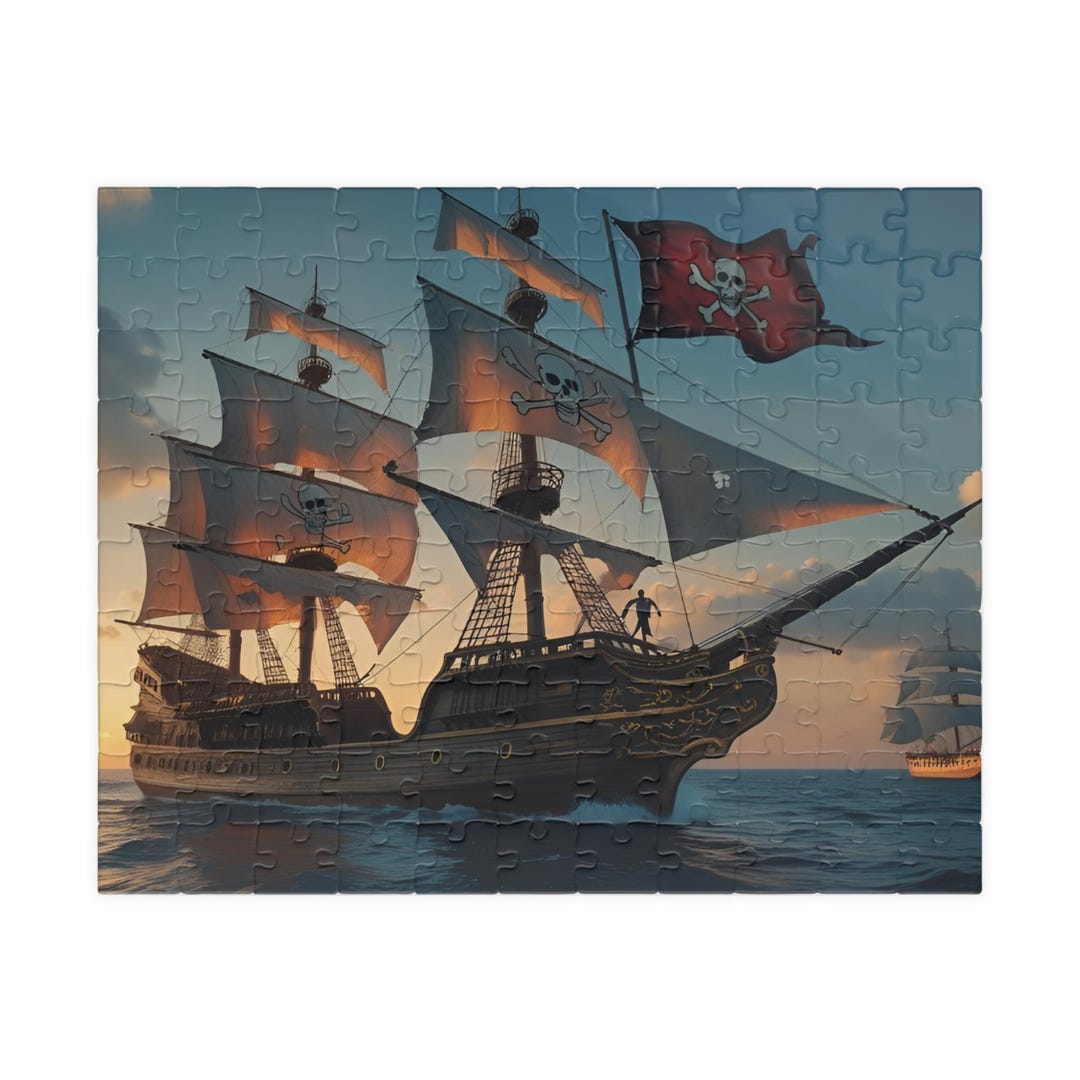 Pirate Ship Puzzle | Adventure Decor, Family Game Night, Nautical Gift ...