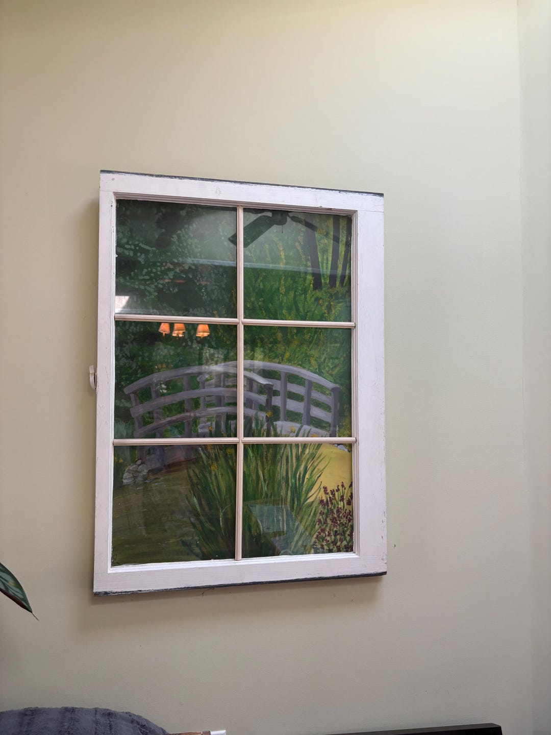 Monet Spring Scene in Window - Etsy