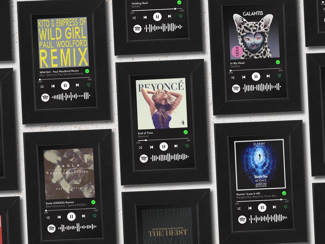 Spotify Song Custom Frame | Spotify Custom Poster | Spotify Gift Idea ...