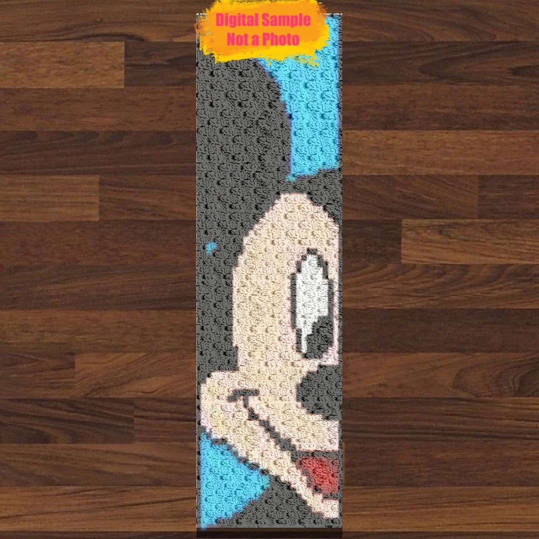Mickey Mouse Scarf Pattern C2C / SC / Graph Instructions - Etsy