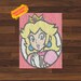 Princess Peach Super Mario Graph Instructions C2C / SC - Etsy UK