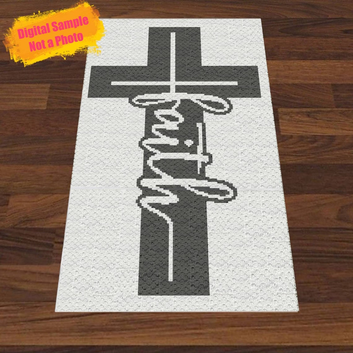 Faith Cross C2C / SC / Graph Instructions - Etsy