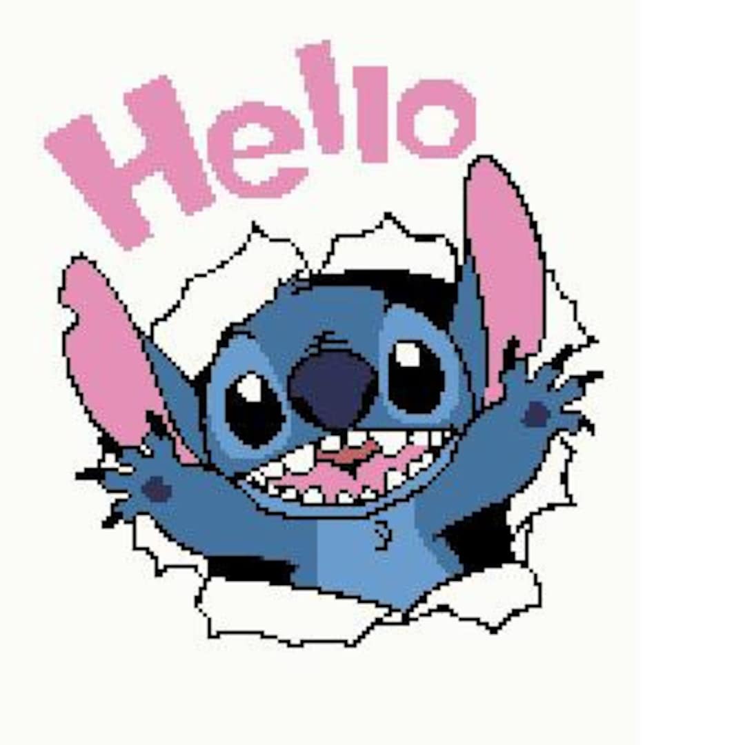 Hello Stitch C2C / SC / Graph Instructions - Etsy