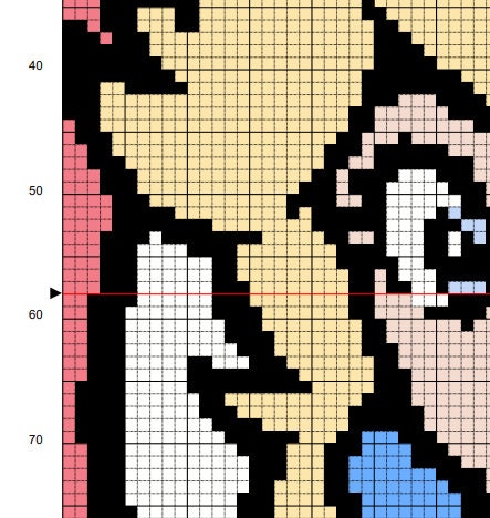 Princess Peach Super Mario Graph Instructions C2C / SC - Etsy UK