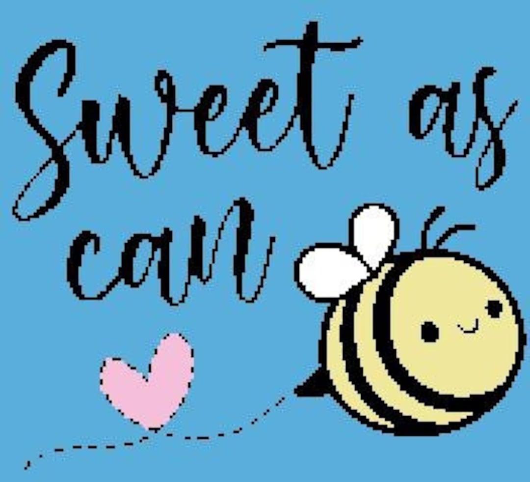 Sweet as Can Bee C2C / SC / Graph Instructions - Etsy