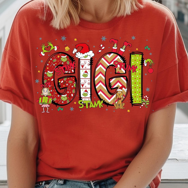 Custom Grinch Family Christmas DTF Transfer: Ready to Press - Etsy