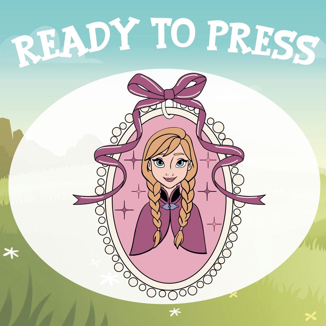Disney Princess Anna Ready to Press, Anna's Magical Anna Frame Coquette ...