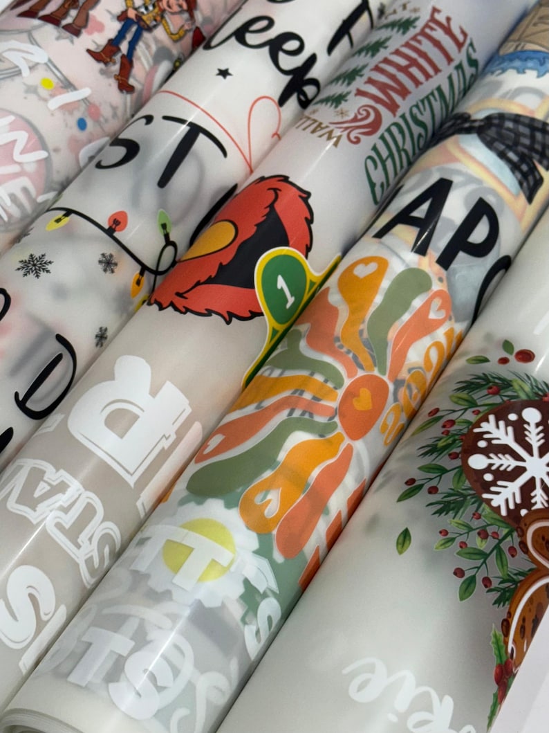 Custom Floral Mama and Kids Name DTF Transfer, Ready to Press - Etsy