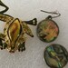 Vintage Figure Frog Brooch Abalone Shell Matching Fish Hook - Etsy