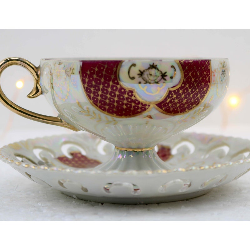 Vintage Teacup - Etsy