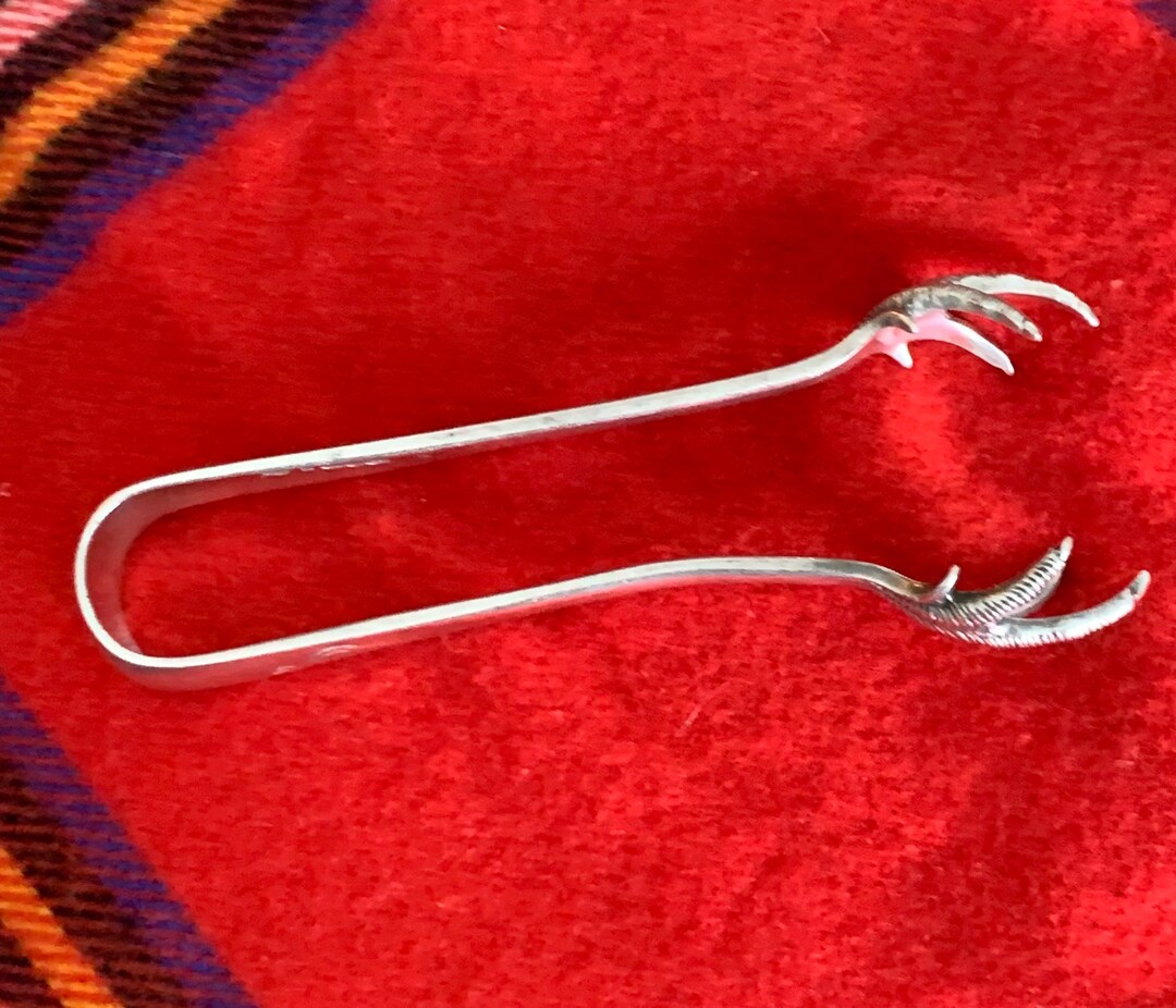 Antique English Sterling Silver Pickle or Sugar Tongs Lion With Crown ...