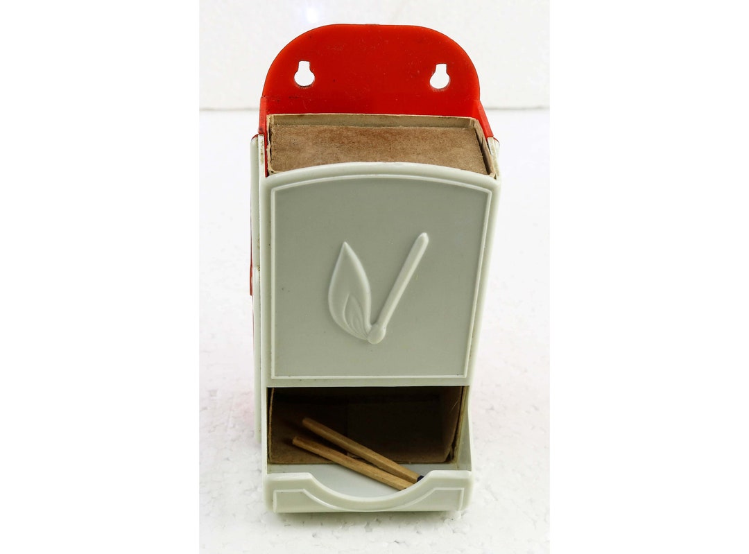 Vintage Red & White Match Safe With Ohio Blue Tip Matchbox - Palmer ...