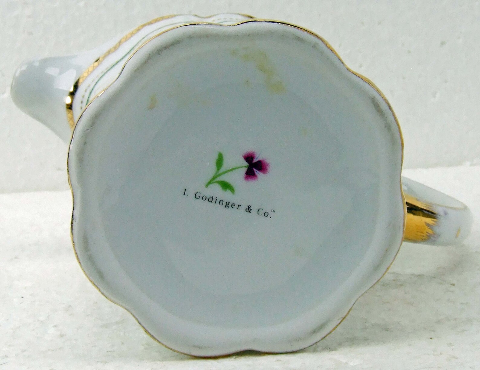 Vintage I Godinger & Co. Hand Painted Porcelain Laurel Wreath - Etsy