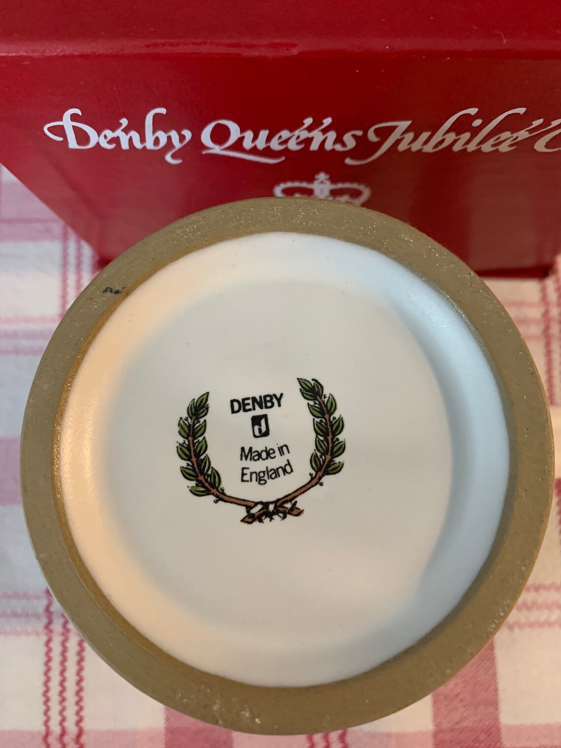 Vintage 1977 Denby Made in England Stoneware Queens Jubilee | Etsy