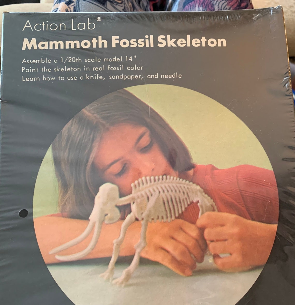 Action Lab Mammoth Fossil Skeleton Kit 1974 Edcom Systems - Etsy