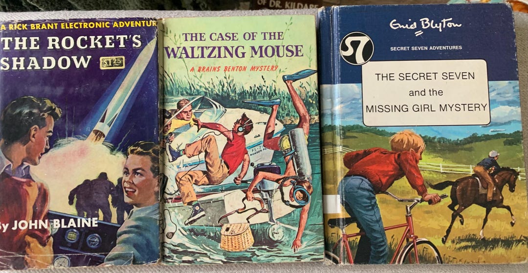 Set of Three Vintage Teen Pre Teen Children’s Adventure Books Secret 7 ...