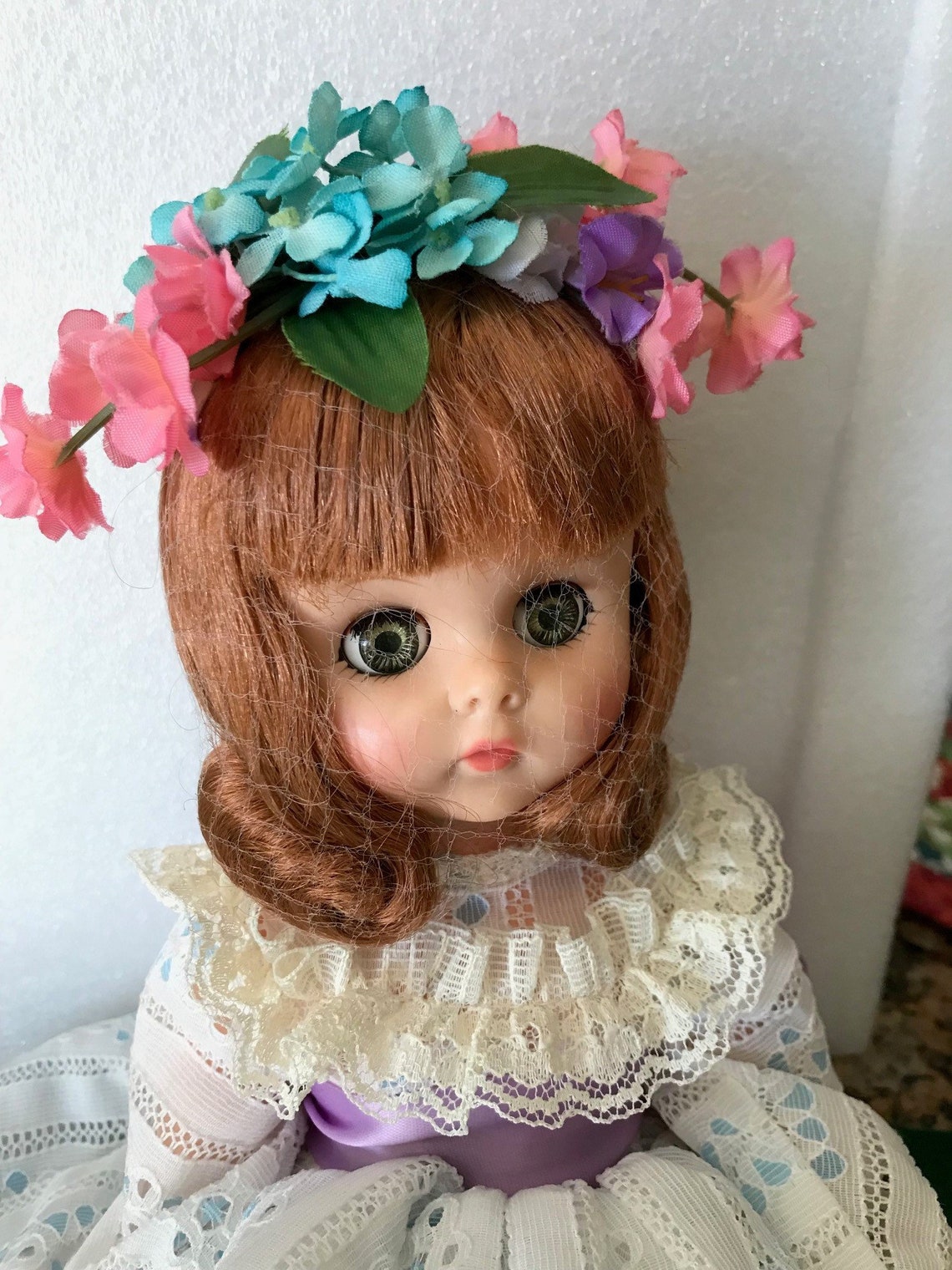 Vintage Lovely 1980 S Effanbee Doll Hair in Netting Faux - Etsy