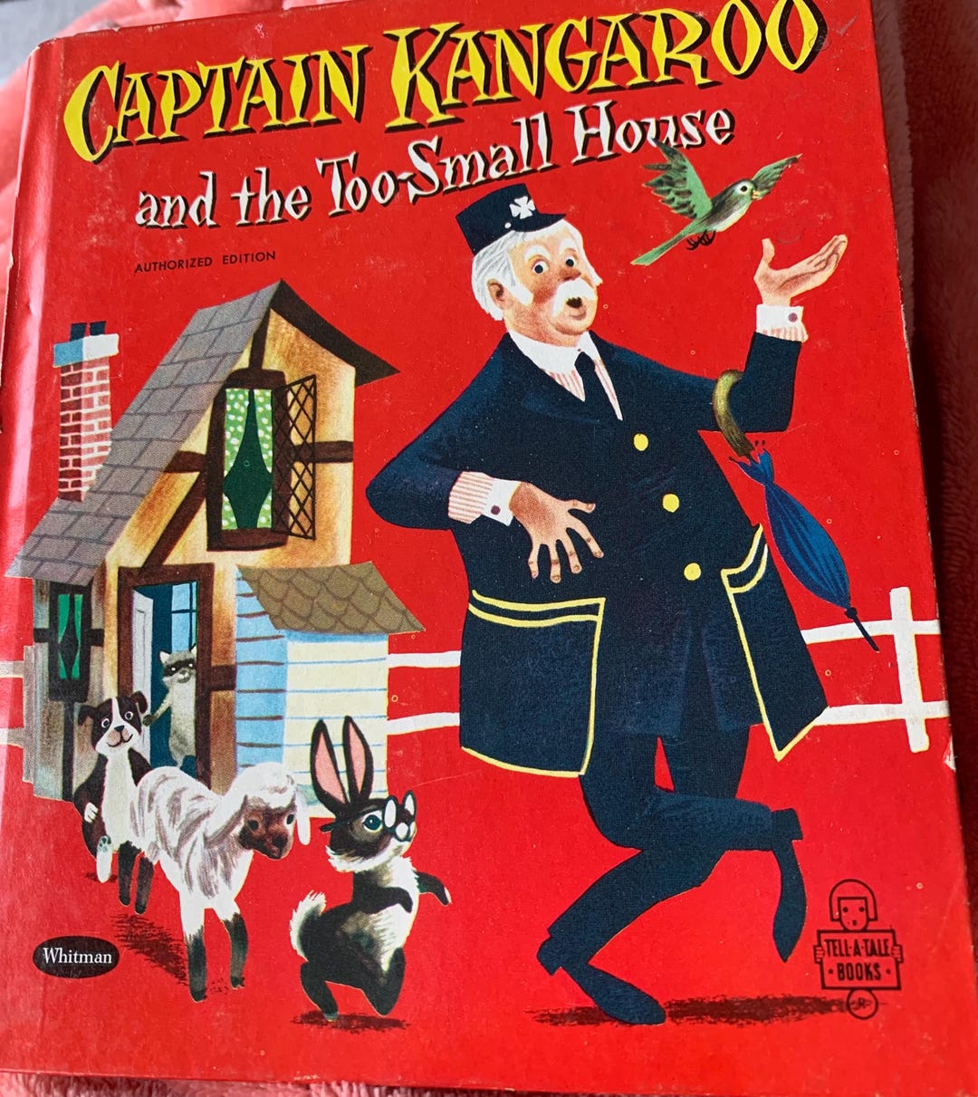Lovely Vintage Red Book Captain Kangaroo and the Too Small House 1950s ...