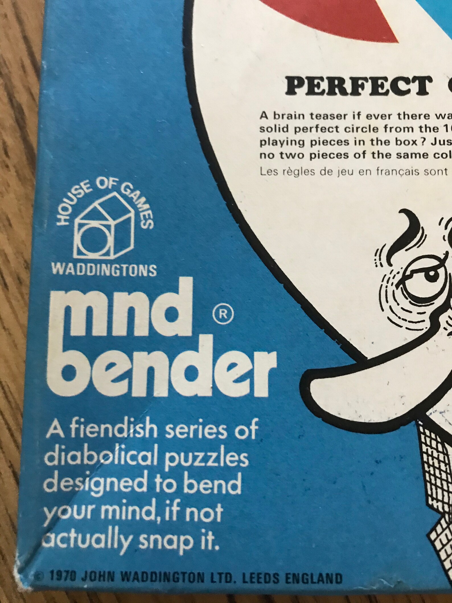 Vintage 1971 1970s Perfect Circle Mind Bender Game Puzzle John - Etsy