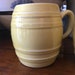 Pair Yellow Pottery Vintage Acme Craftware Barrel Shaped Coffee Mugs ...