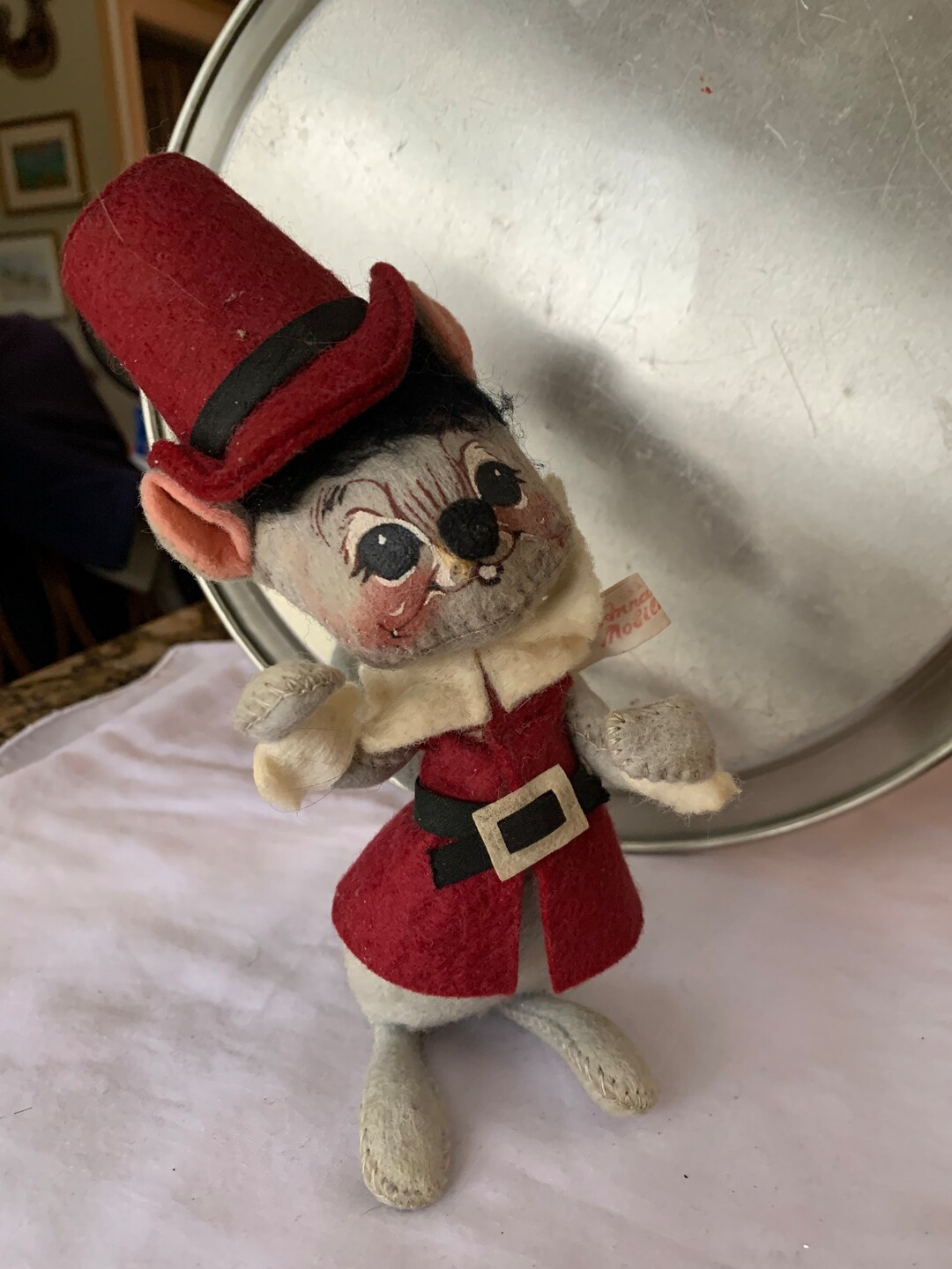 Vintage 1965 Art Doll Anna Lee Pilgrim Felt Doll Thanksgiving Display ...