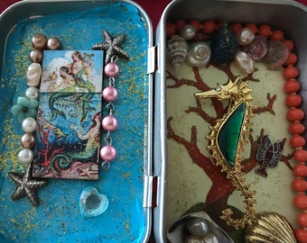Mermaid Altered Tin - Etsy