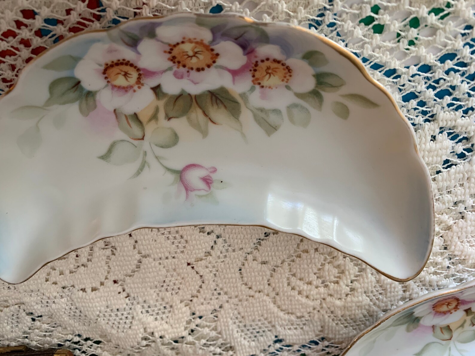 Pair of Vintage Numbered Lefton China Bone Dished Magnolia | Etsy