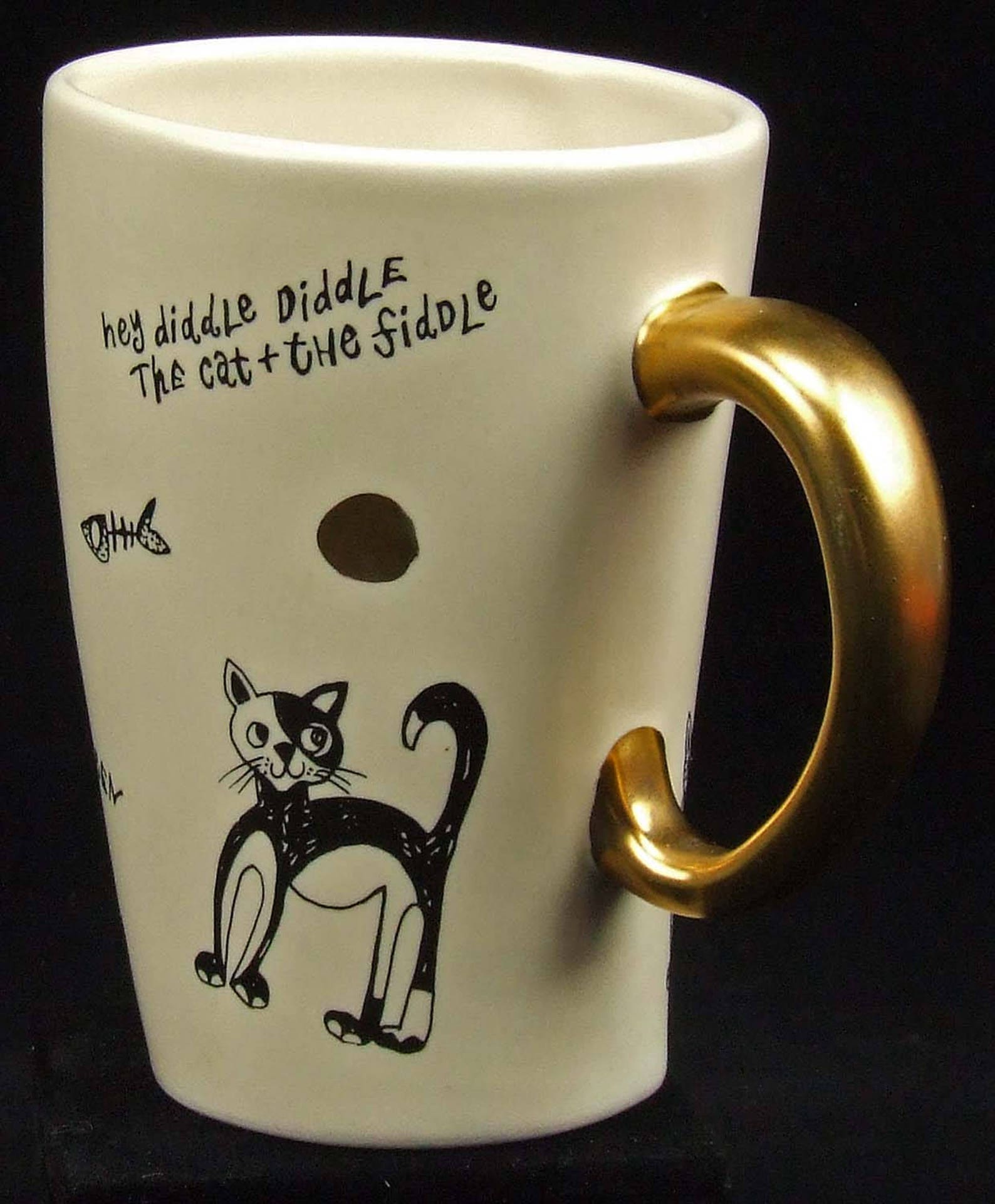 Vintage Kitty Cat Crock Coffee Tea Mug Quite Contrary Kooky Krocks by ...