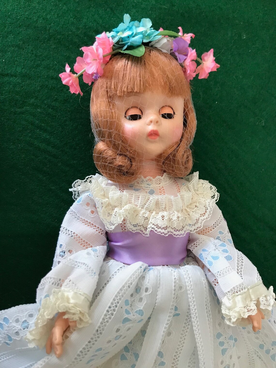 Vintage Lovely 1980 S Effanbee Doll Hair in Netting Faux - Etsy