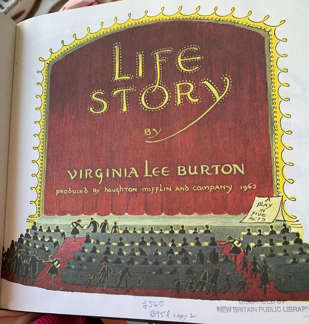 Vintage “ Life Story “ Book by Virginia Lee Burton Remarkable ...
