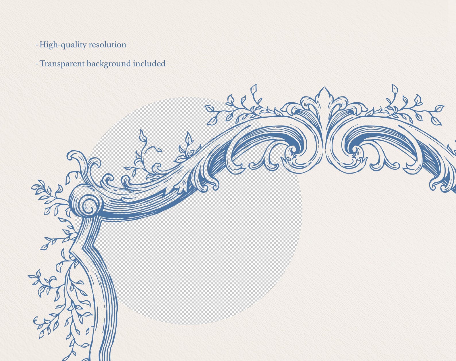 Baroque Frame SVG Bundle: Hand-drawn Crest Clipart (digital Download - Etsy