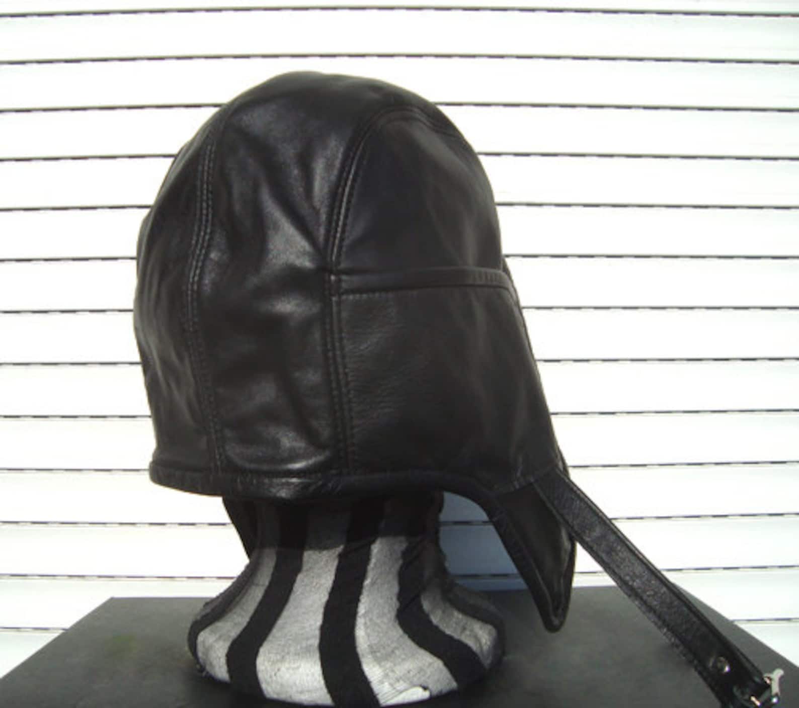 Hydrogen Leather Flight Cap - Etsy