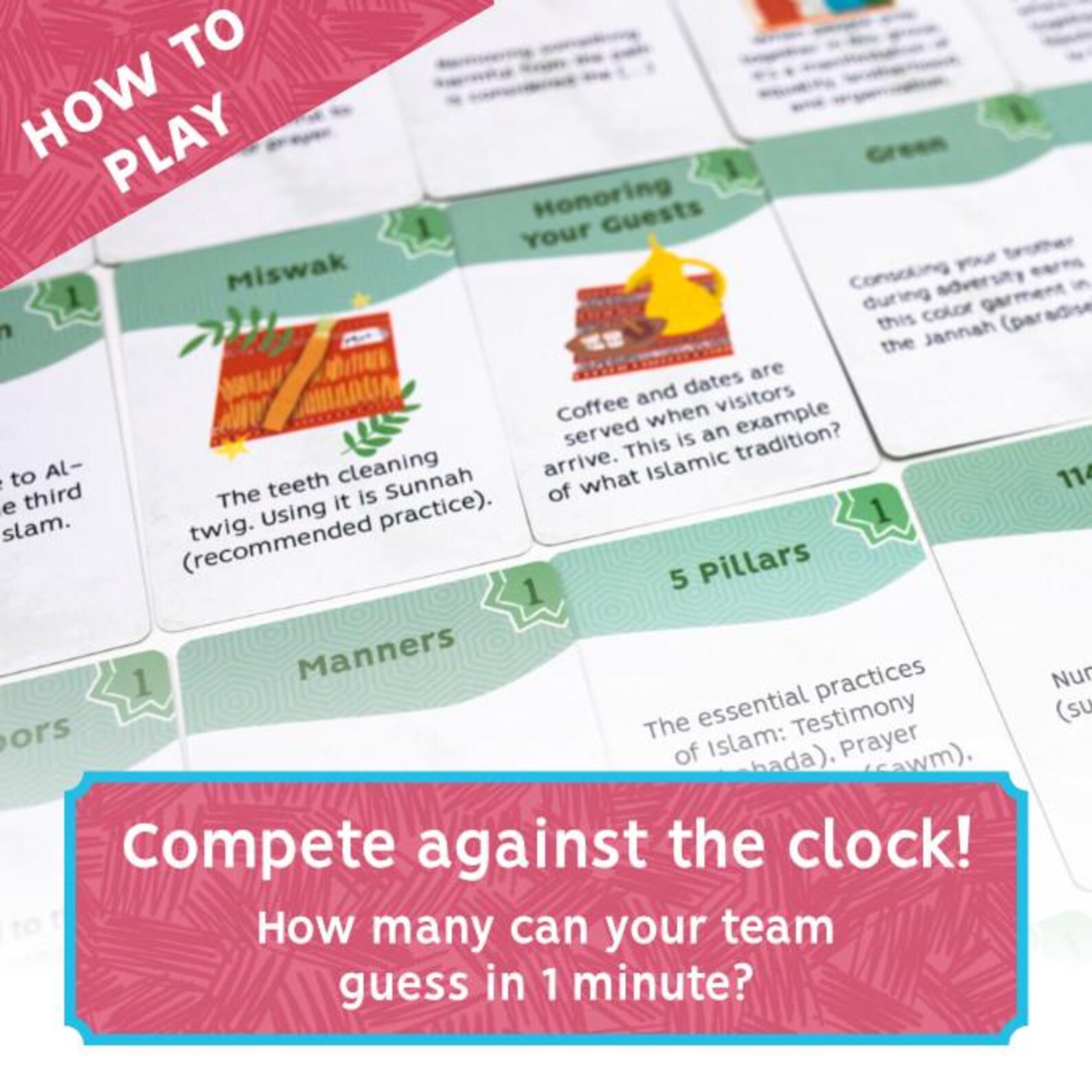 The Muslim Party Game - Fun Islamic Guessing Game for Family & Friends ...