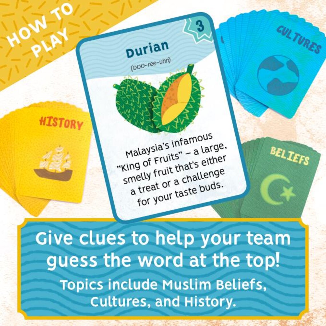 The Muslim Party Game - Fun Islamic Guessing Game for Family & Friends ...