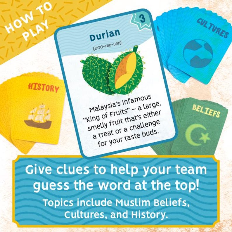 The Muslim Party Game - Fun Islamic Guessing Game for Family & Friends ...