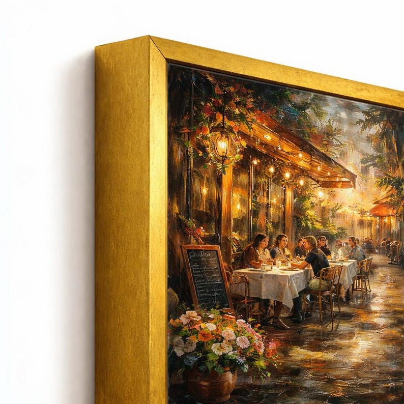 Romantic Couple Wall Art, Intimate Lovers Painting, Bedroom Decor ...