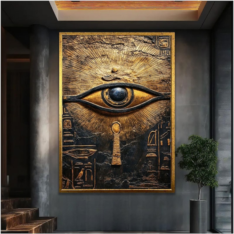 Egypt Temple Figure - Etsy UK