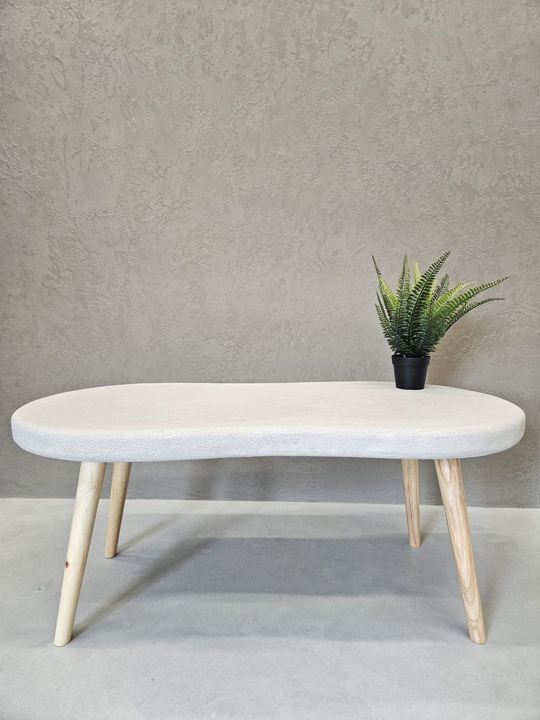 Microcement Scandi Coffee Table - Etsy UK