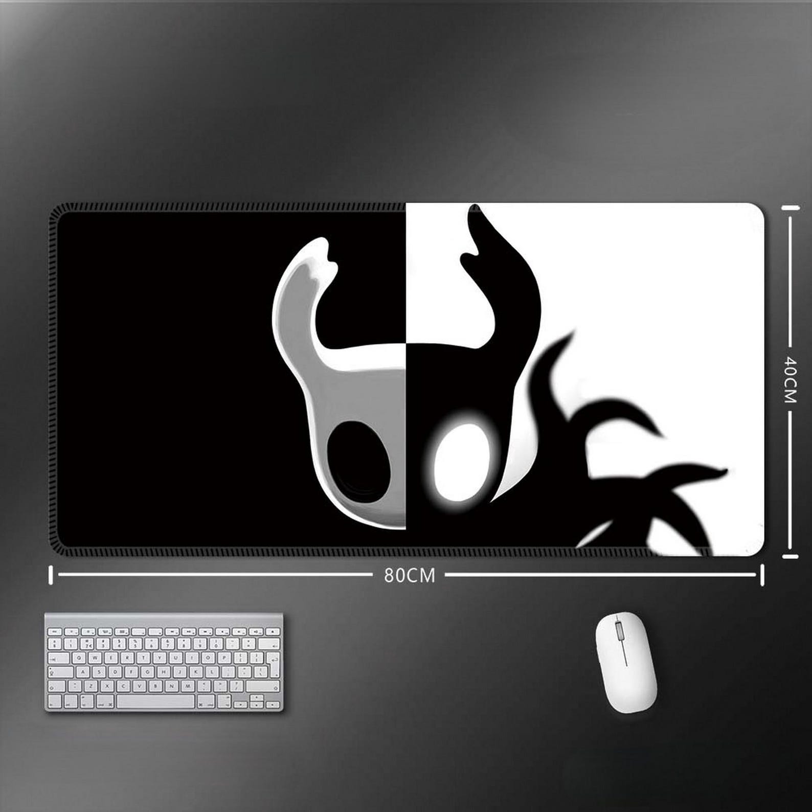 Hollow Knight Anime Mouse Pad, Stitched Edge Gaming Desk Mat, Extended ...