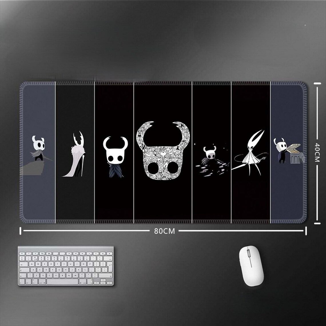Hollow Knight Anime Mouse Pad, Stitched Edge Gaming Desk Mat, Extended ...