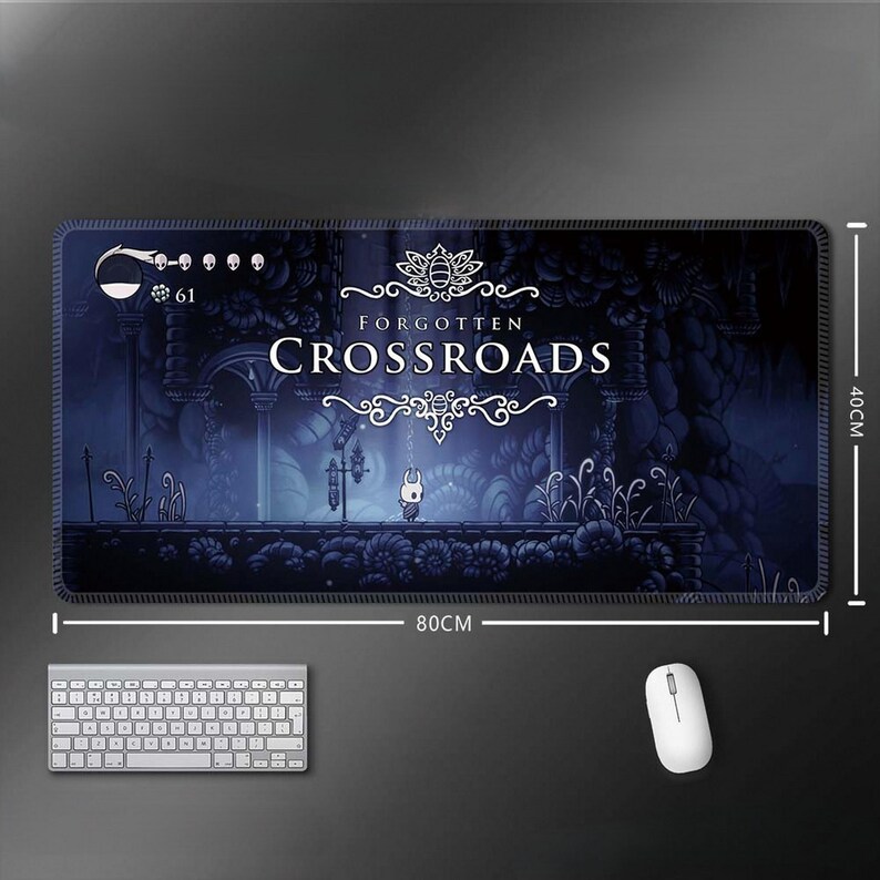 Hollow Knight Anime Mouse Pad, Stitched Edge Gaming Desk Mat, Extended ...