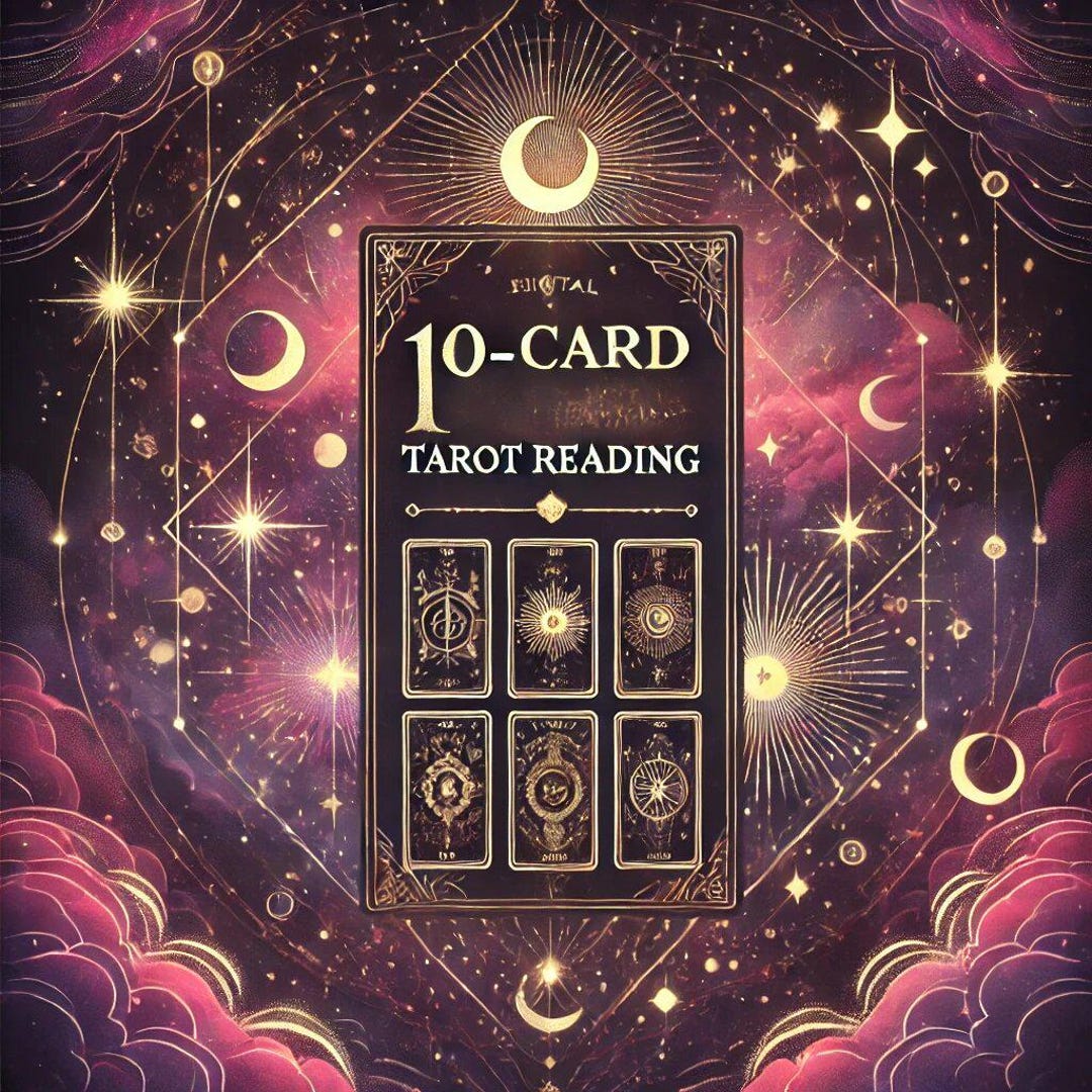 10-card Tarot Reading | Full Tarot Spread | Deep Insight & Clarity ...