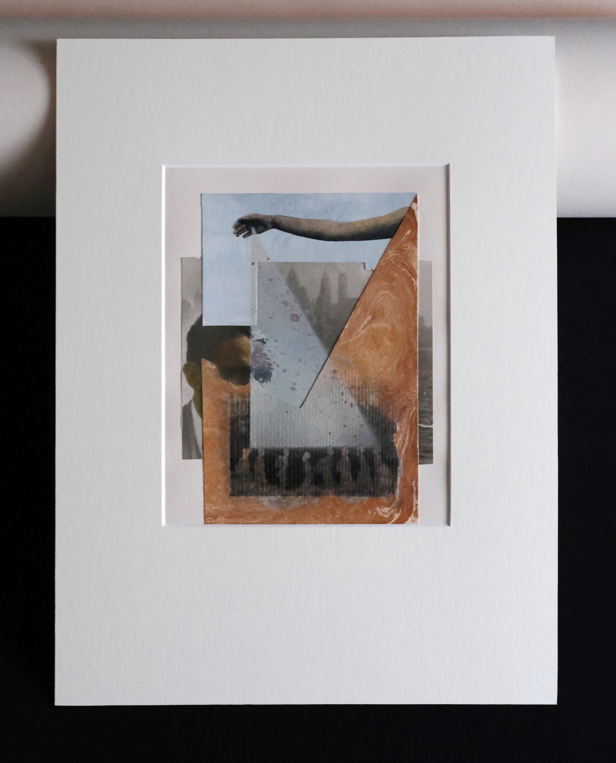 Original Mixed Media Collage: Surrealist Collage, Vintage Cityscape Art ...