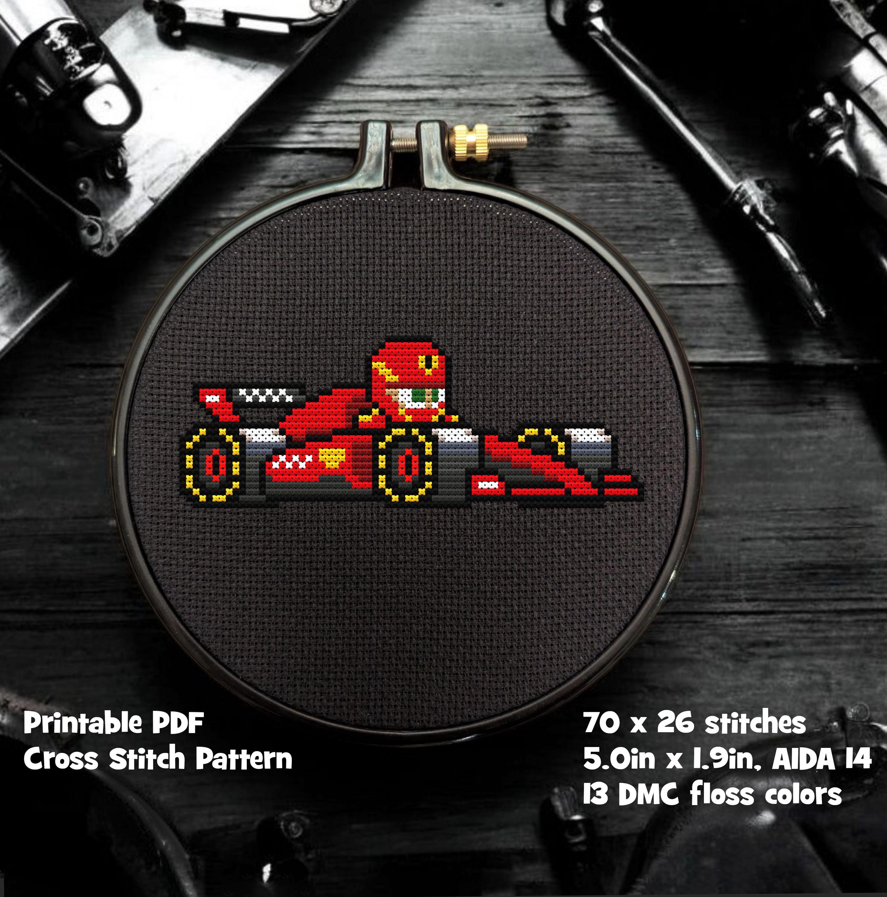 All Ten 2024 Formula Cars PDF Cross Stitch Patterns, 70w X 26h - Etsy