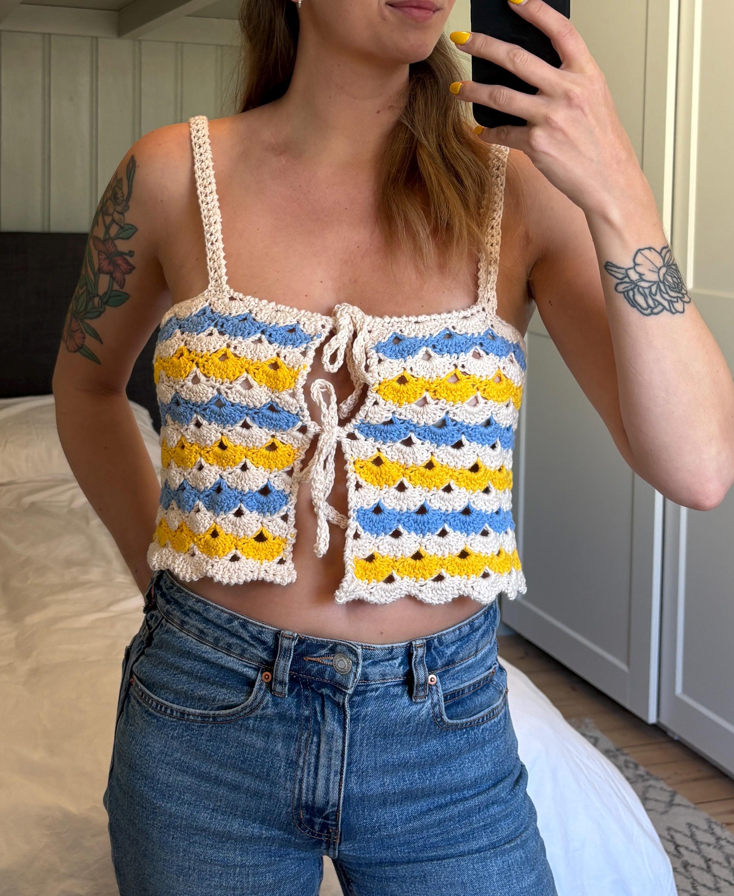 Shell Tank Top PATTERN Crochet - Etsy