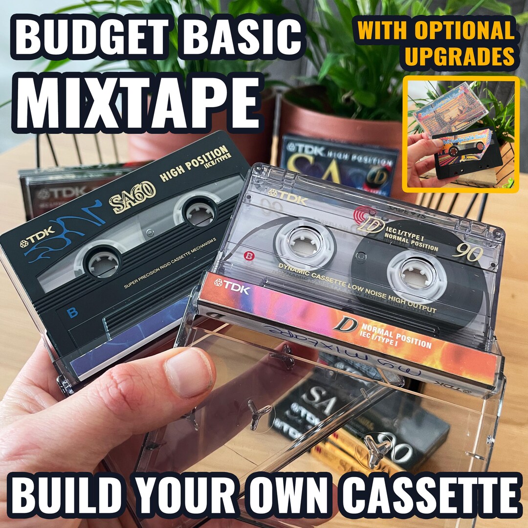Custom Mixtape Basic on Cassette – Upgrade as You Like! Personalized ...