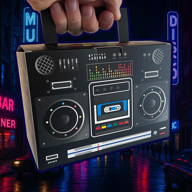 Custom Mixtape Cassette + Ultimate 80s Giftbox | Retro Personalized ...