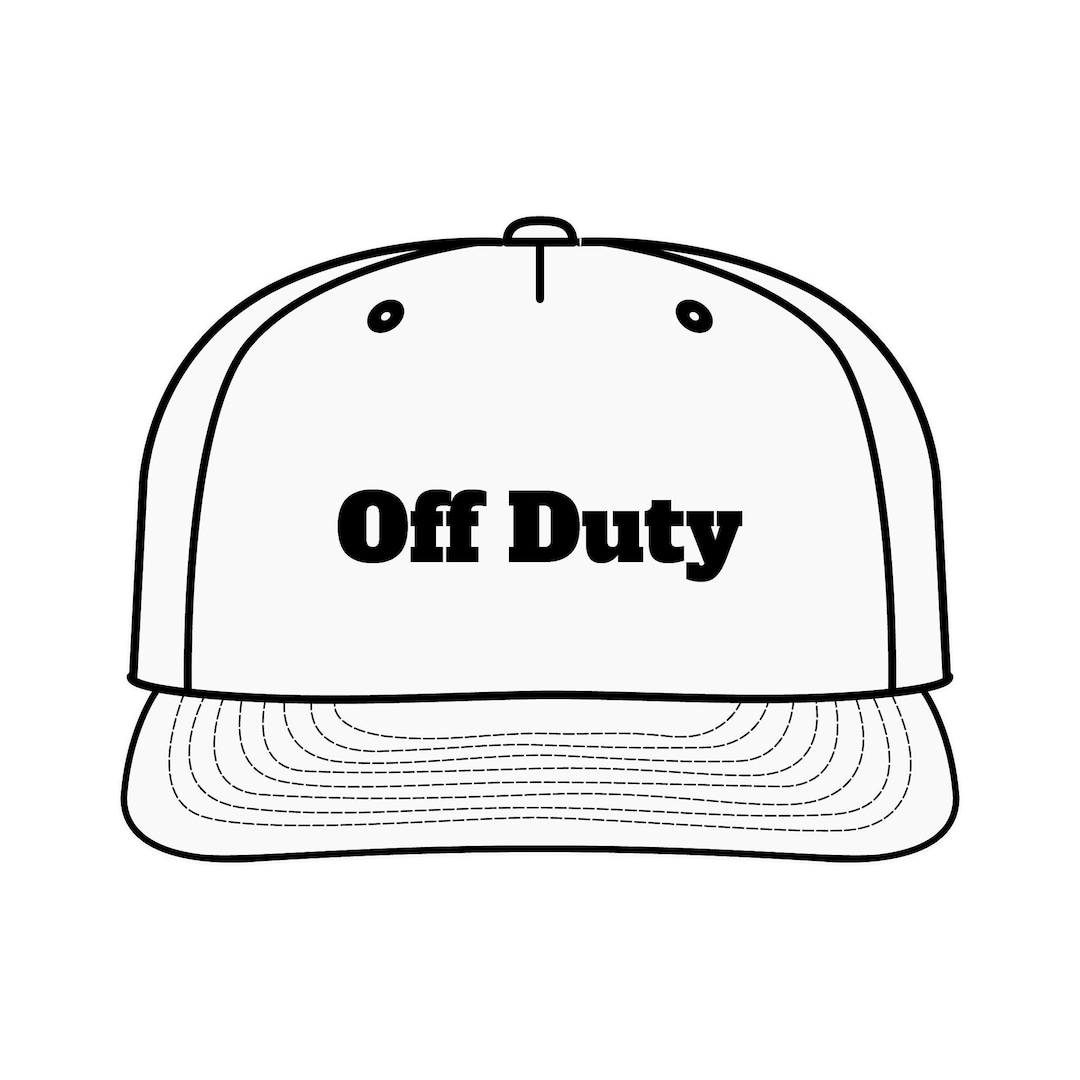 Off Duty Surf Cap. Perfect for Beach Days, Fishing Trips & Outdoor ...