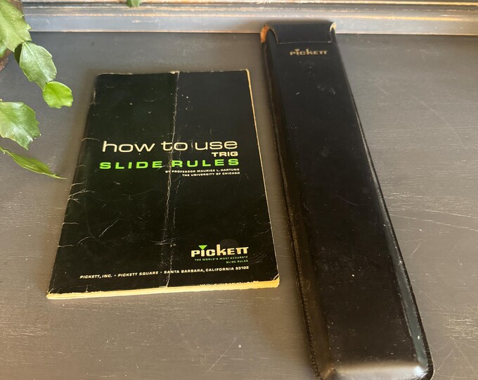 Vintage 1960 Pickett Slide Rule & Case - Etsy