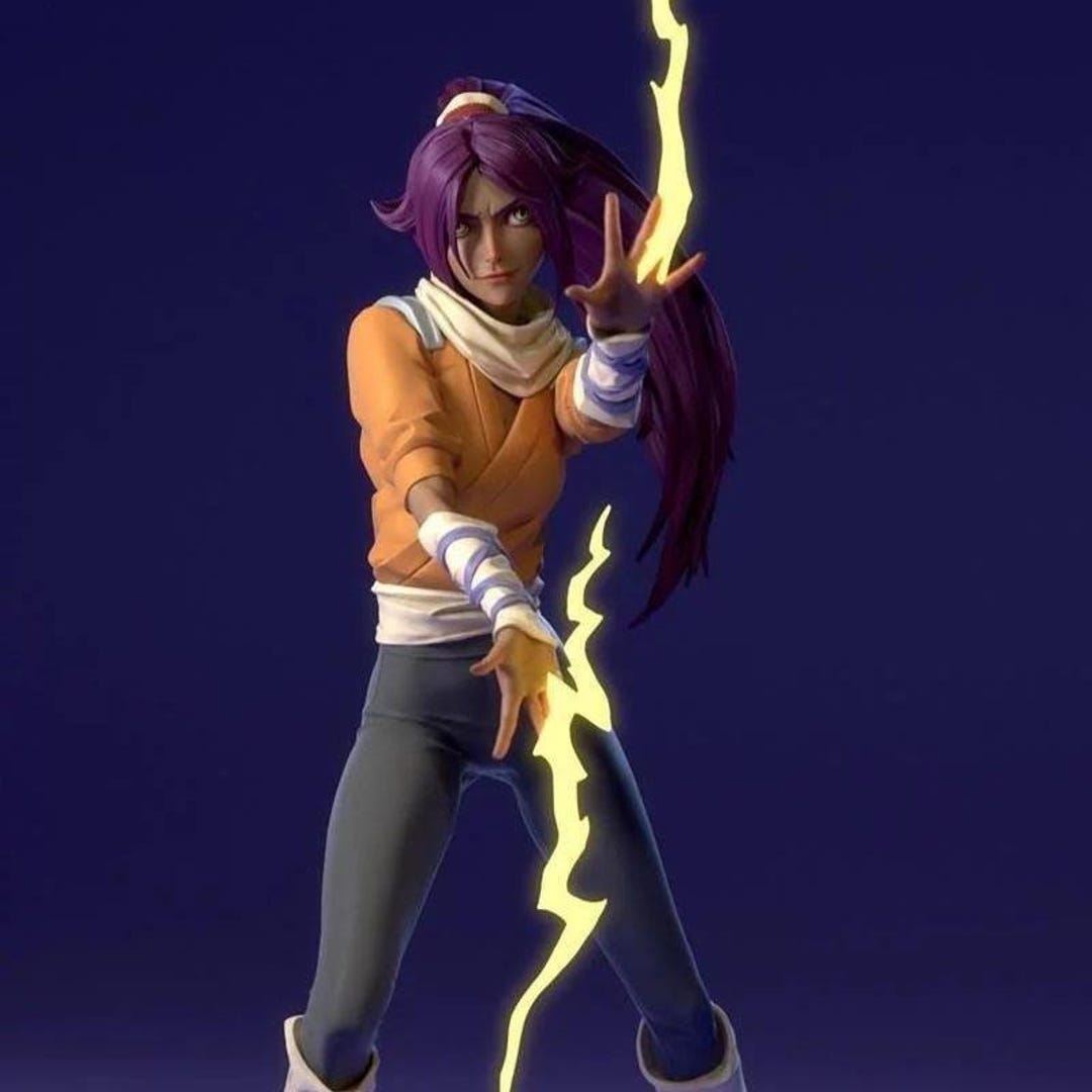 Yoruichi Shihōin - Bleach Action Figure - Etsy